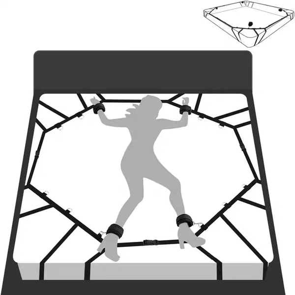 Adjustable Bed Restraint System – Love Straps for Couples - Sinderella