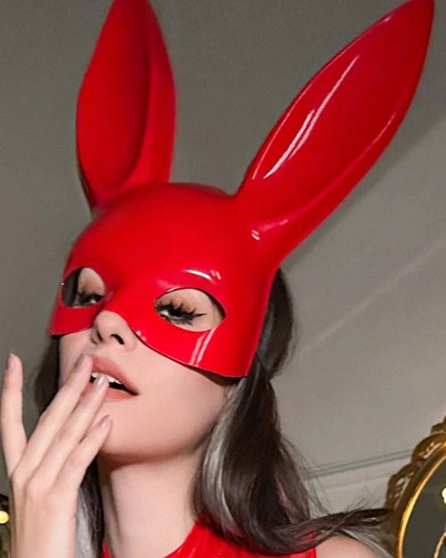 Rouge Fantasy Bunny Roleplay Mask - Sinderella