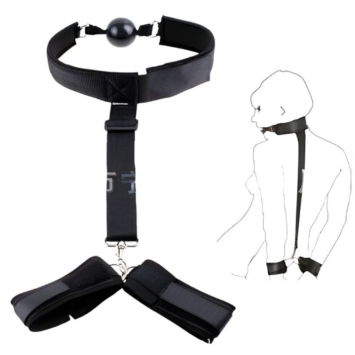 Silent Devotion Neck & Wrist Restraint - Sinderella